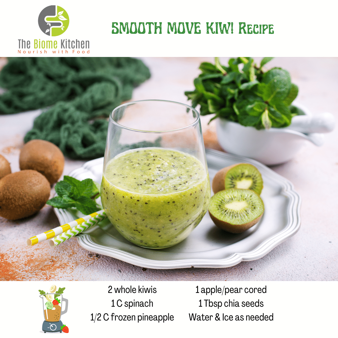 Two Kiwi a Day Keeps Constipation at Bay - The Biome Kitchen